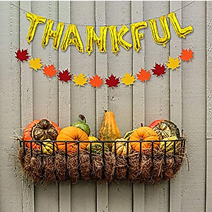 Thankful Balloons，Thankful Banner，Thanksgiving Party Supplies，Thanksgiving party decoration，Autumn Thanksgiving Balloon Decorations