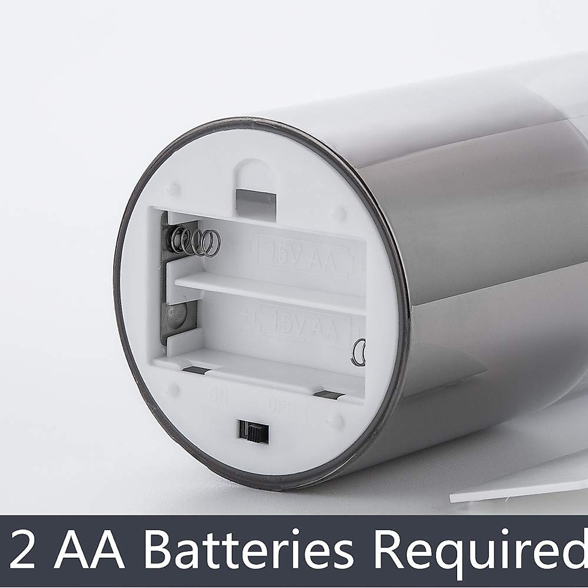 Eywamage Glass Flameless Candles with Remote Battery Operated Flickering LED Pillar Candles Real Wax Wick 3 Pack D 3" H 4" 5" 6" Grey