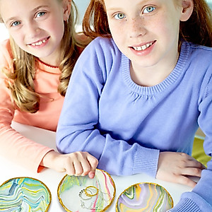 JOiFULi Make Your Own Clay Jewelry Bowls Arts and Crafts Kit Gifts for Girls Kids Ages 8 9 10 11 12 Years Old