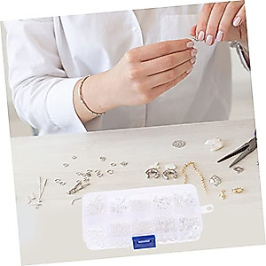 Amosfun 5 Boxes Earring Accessories Earring Tools Earring Hooks Black Suits Black Earring Metal s Hooks Jewelry Findings Earrings Parts Earring DIY Earrings Parts Manual Pliers Stud Suite