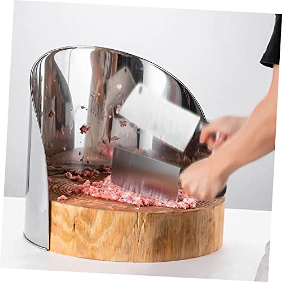 Cabilock Sink Screen Metal Screen Round Cutting Board Black Cutting Board Grill Weight Press Cutting Boards for Kitchen Dishwasher Safe Kitchen Accessory Compact Cutting Board Guard Baffle