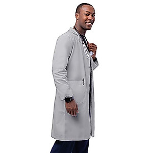 Adar Universal Unisex Lab Coats - Classic 39" Lab Coat - 803 - Silver Gray - 38
