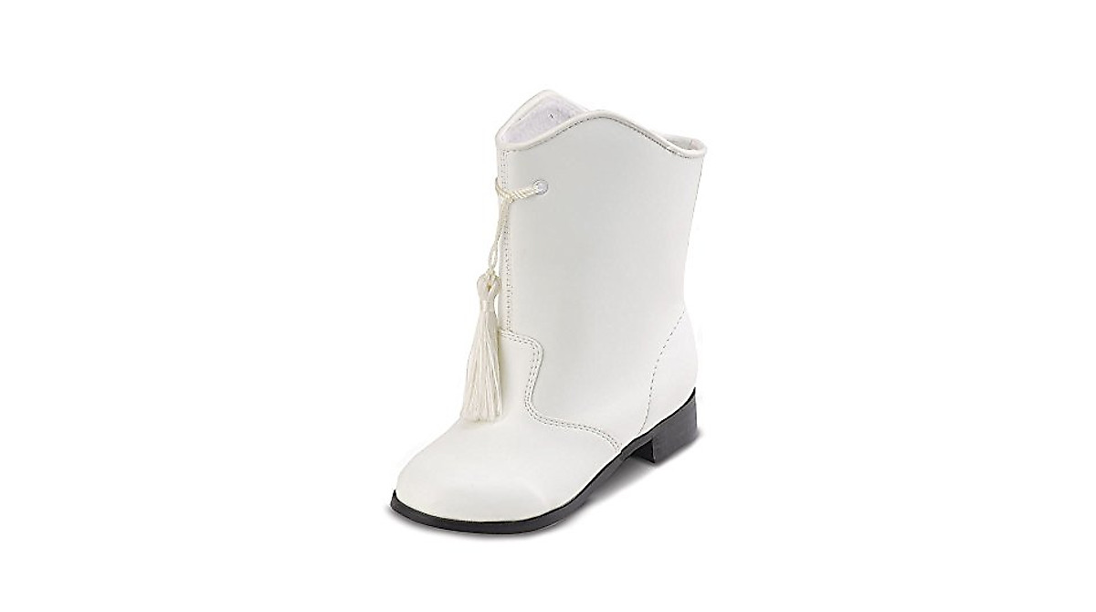 Danshuz Gotham Majorette Boots - White | Quality Dance Footwear