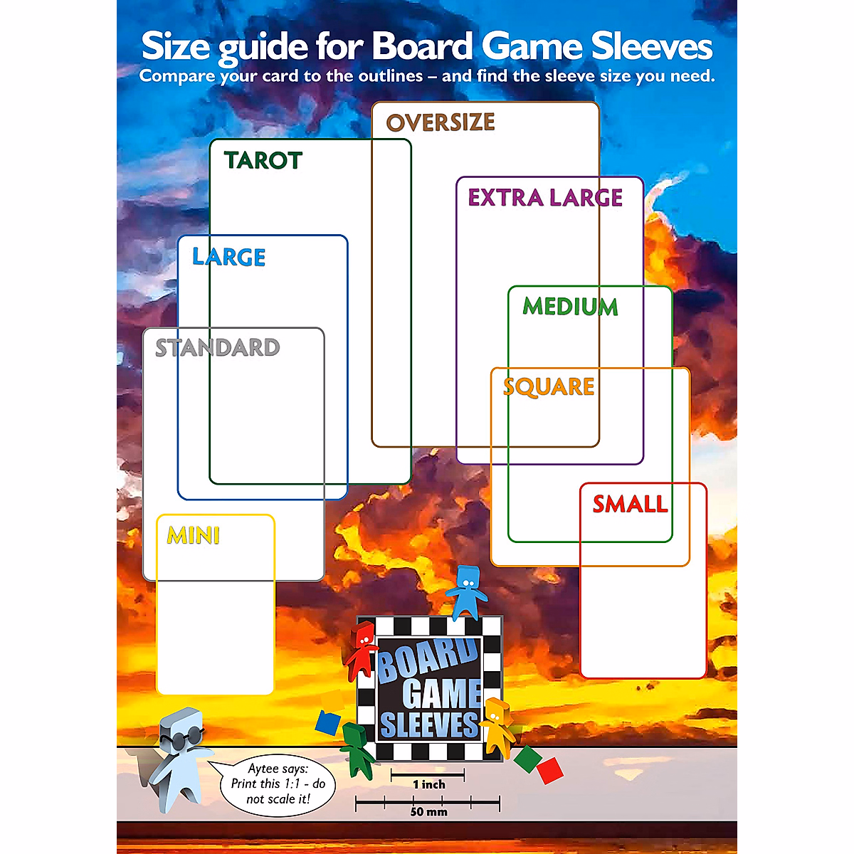 10 Packs Arcane Tinmen Board Game Sleeves 100 ct Small Size Card Sleeves Display Case