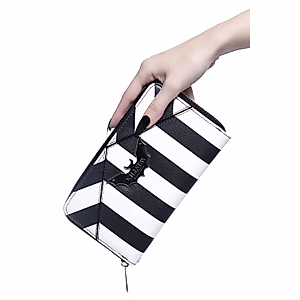 Killstar Never Trust the Living Beetlejuice Movie Bats Clutch Wallet