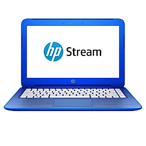 HP Stream 13-c291nr Signature Edition Laptop - 13.3" HD Display, Intel Celeron N3050, 2GB RAM, 32GB SSD, Windows 10, Office 365 Personal - Blue