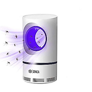 SENCA Electric Indoor Mosquito Trap, Mosquito Killer Lamp with USB Power Supply and Adapter, Suction Fan, No Zapper, Child Safe