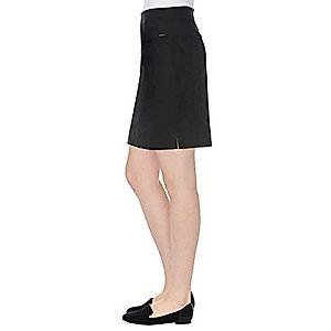 SC&CO Women's Comfortable Stretch Double wraparoand Skort (XXLarge, Black)