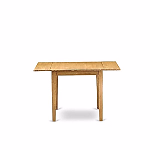 East West Furniture NDAN3-OAK-C Dining Set, 3 Piece