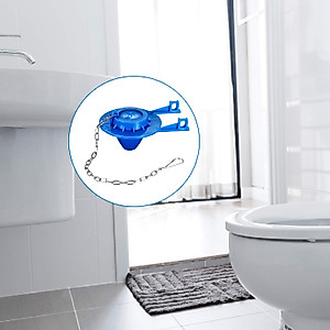 Toilet Handle Chain Stainless Steel Toilet Flapper Lift Chain Replacement Fits Most Toilet Flappers (3)