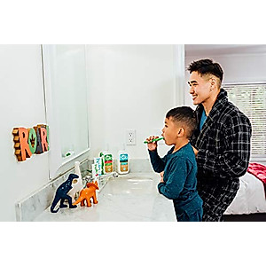 Hello Natural Watermelon Flavor Kids Fluoride Free Toothpaste, Vegan, SLS Free, Gluten Free, Safe to Swallow for Baby and Toddlers, 4.2 Ounce (Pack of 4)