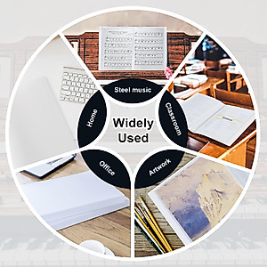 JJRING 12x16 Art Portfolio Folder with Clear Sheet Protectors, 2Pack 60-Pocket Portfolio Binder for Diamond Paintings, Presentation Book for Artwork and Document Organizer, Black