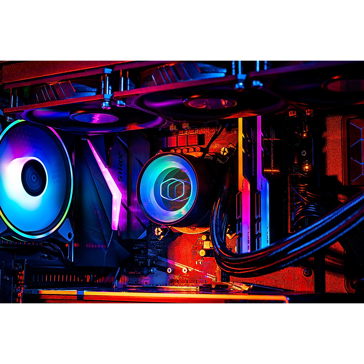 Cooler Master MasterLiquid ML360 Mirror ARGB Close-Loop AIO CPU Liquid Cooler, Mirror ARGB Pump, 360 Radiator, Triple SickleFlow 120mm, 3rd Gen Dual Chamber Pump for AMD Ryzen/Intel LGA1200/1151