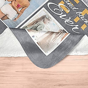 JOYXBUY Customized Blankets with Photos for Sister Personalized Picture Blanket, Memories Souvenir Best Sister Ever Besties Birthday Gifts from Sister, Soul Sister Gifts