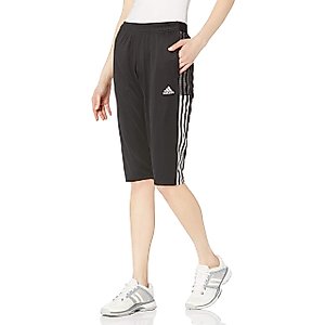 adidas womens Tiro 21 3/4 Pants Black X-Large