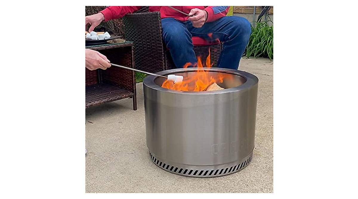 CRAFTSMAN 19.5" Smokeless Fire Pit - Portable & Stylish
