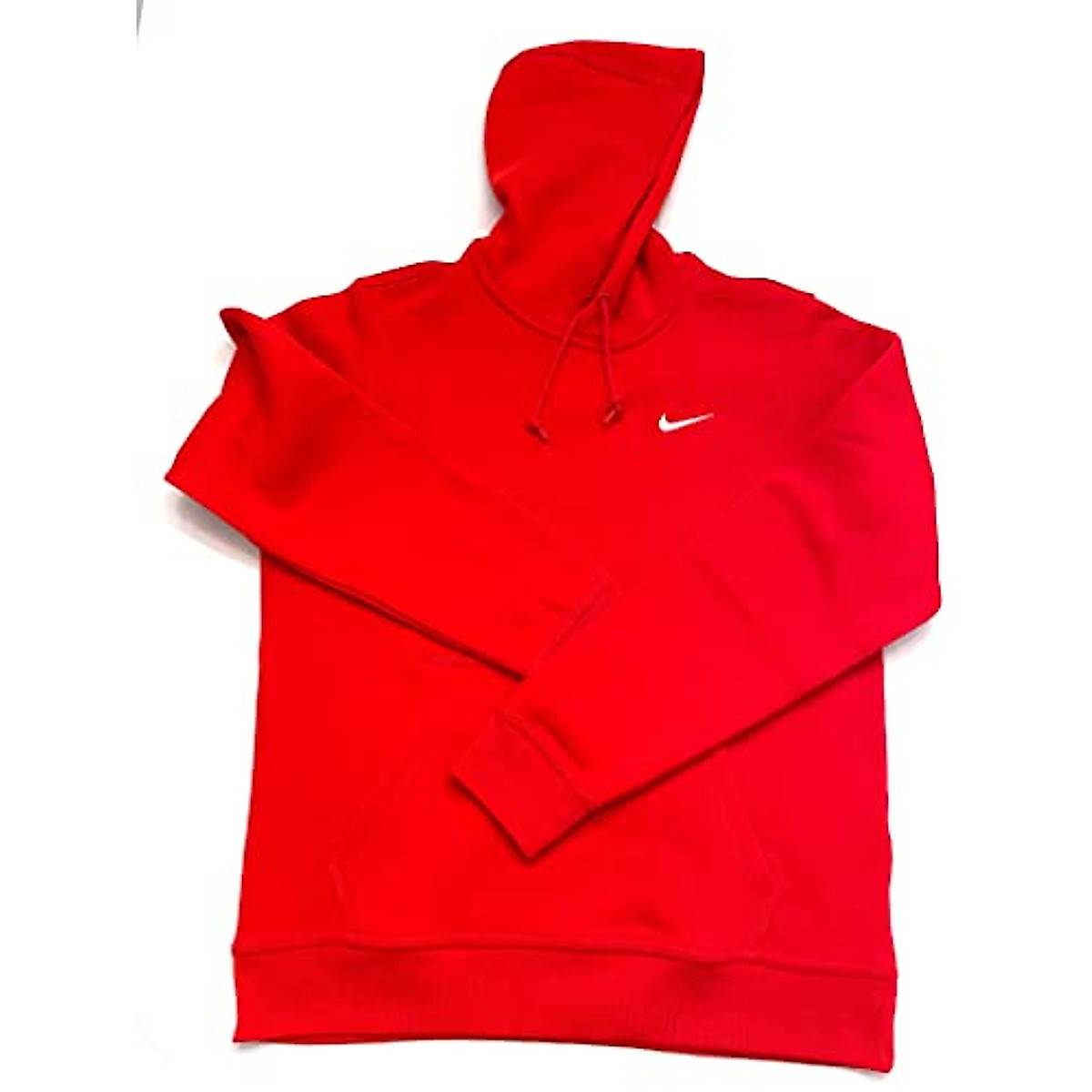 Nike 826433-010 Men Black Pull-Over Hoodie (as1, alpha, x_l, regular, regular, University Red/White)
