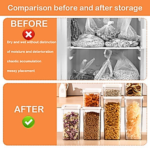 Maggiemiss Multifunctional Sealed Food Storage Tank-Durable and Stackable,Suitable for a Variety of Scenarios,Environmentally Friendly and Reusable (white cover-1300ml)