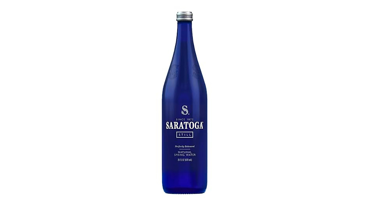 Saratoga Natural Spring Water - 28 oz Pack of 12