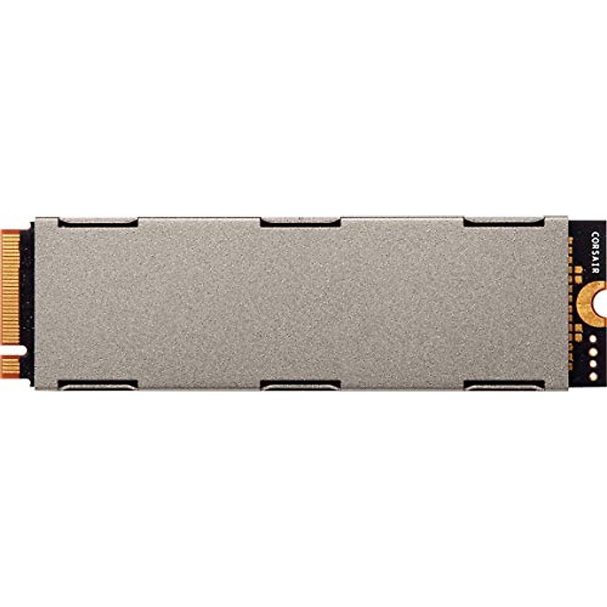 Corsair MP600 CORE 2TB M.2 NVMe PCIe x4 Gen4 SSD (Up to 4,950MB/sec Sequential Read & 3,700MB/sec Sequential Write Speeds, High-Speed Interface, 3D QLC NAND, Built-in Heatspreader) Aluminum