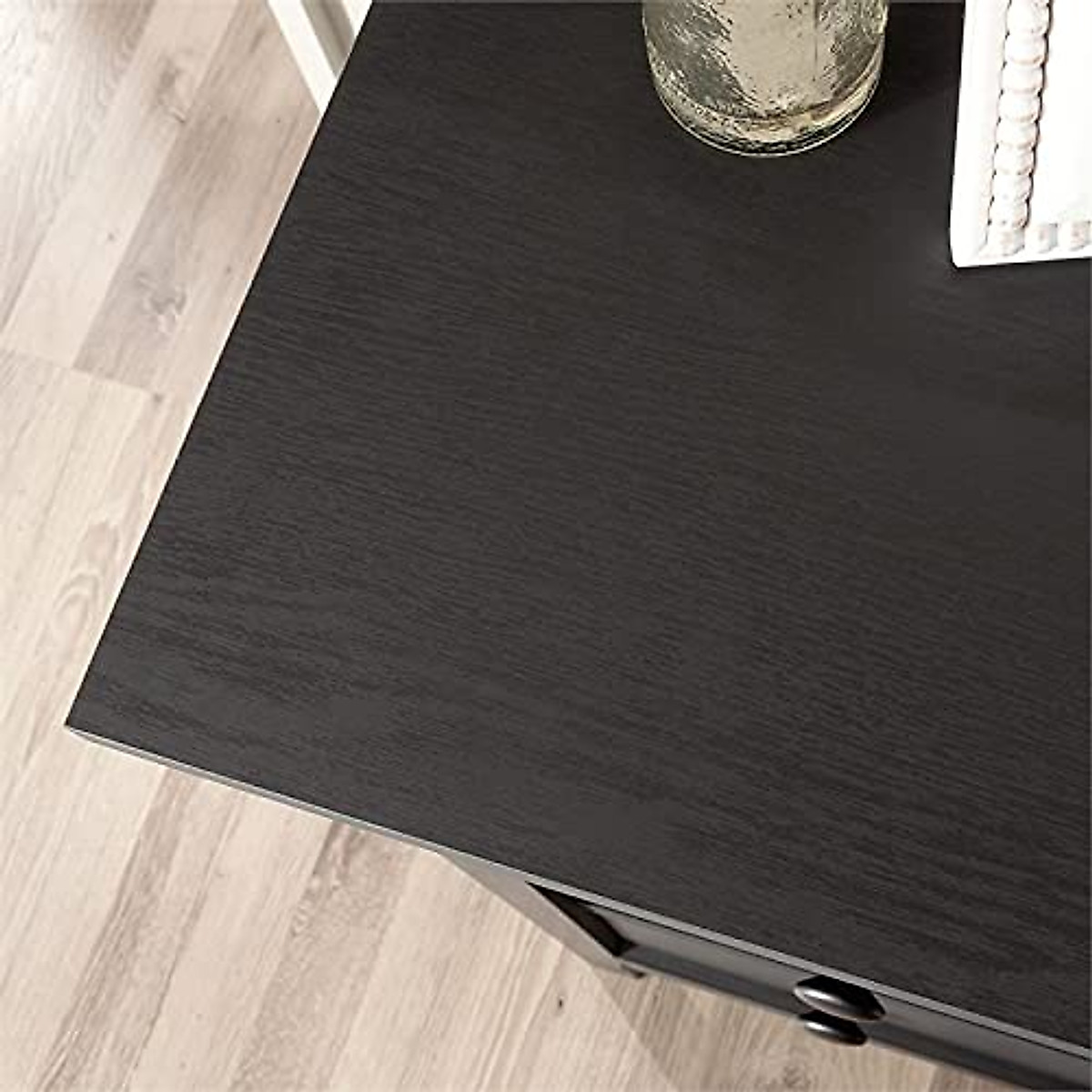 Sauder Dawson Trail 6-Drawer Bedroom Dresser in Raven Oak, Raven Oak Finish