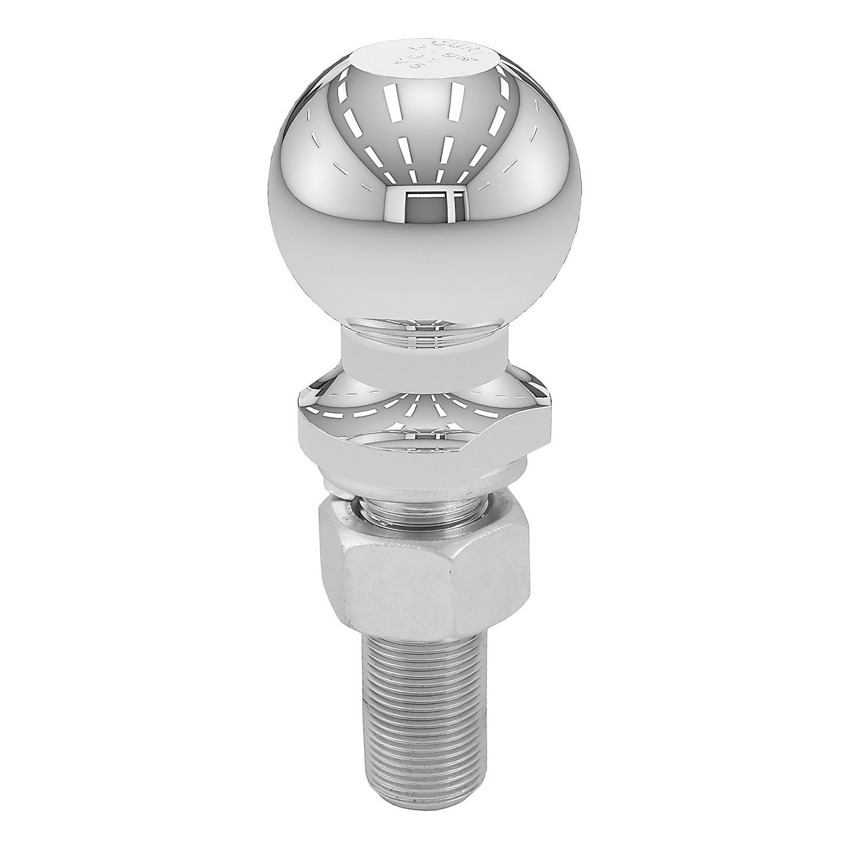 CURT 40021 Chrome Trailer Hitch Ball, 6,000 lbs, 2-5/16-Inch Diameter, 1 x 3-Inch Shank