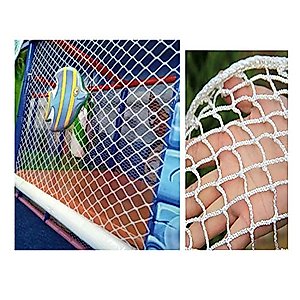 MAGFYLY Banister Guard net Children's Stair Safety Net, Nylon Rope Isolation Net, for Balcony Swimming Pool Anti-Fall Net Bed Fence Net, Including Cable Tie, White, 1x9m (Size : 19m(329ft))