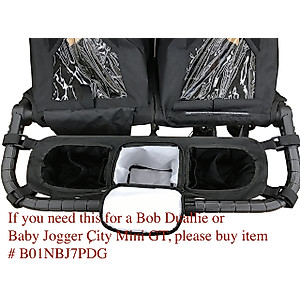 Double Stroller Stroller Organizer for Booyah Child, Large and XL Pet Stroller. Fits Clevr, Aosom and Best Choice Double Baby Strollers, Joggers and pet Strollers.