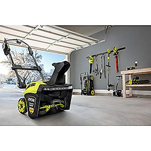 RYOBI RY40860 21 in. 40-Volt Brushless Cordless Electric Snow Blower with Two 5.0 Ah Batteries and Charger Included