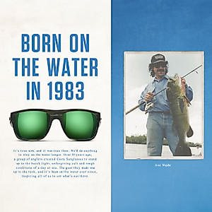 Costa Del Mar Mens Fantail Pro Fishing and Watersports Rectangular Sunglasses, Matte Grey/Blue Mirrored Polarized-580G, 60 mm