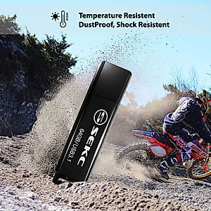 SEKC 512GB USB3.1 Flash Drive, Read Speed up to 130MB/s, Black - SDA20512G