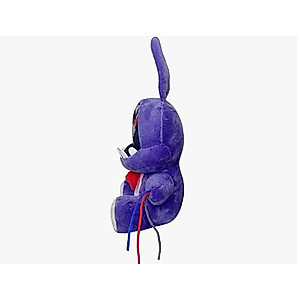 Helltaker Withered Purple Bunny Plush Toys, 11 Inches Security Breach Bonnie Doll for Adult Kids Birthday Gift (11 Inches Bunny)