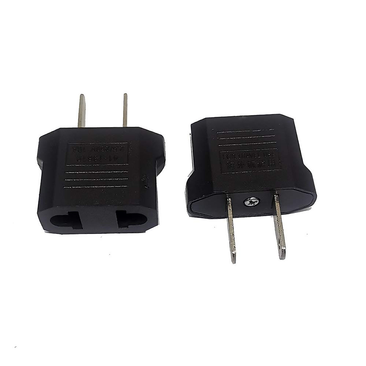 OTOOLWORLD Europe EU to USA US CA Canada Travel Adapter Plug Converter (2 Pack)