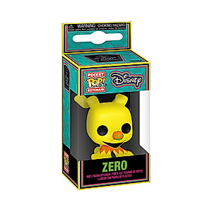Funko Pop! Keychain: The Nightmare Before Christmas - Zero (Blacklight)