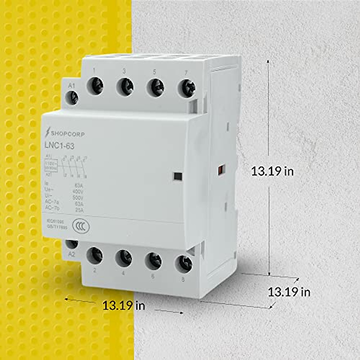 Shopcorp 40 Amp 4 Pole Silent Contactor - 110V Coil