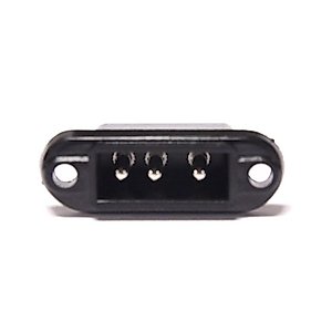 Redman CB Ham radio 3 Pin Power Cord panel Jack