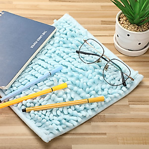 16 Pcs School Locker Bulk Carpet Locker Rug Locker Organizer School Locker Bulk 10 x 10 Square Locker for School Locker Class Accessories (Pink,Cyan,Dark Blue,Purple)