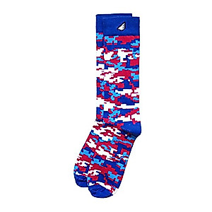 Fun Digital Camo Mens Dress Socks Colorful Digicamo Gift 3-Pack, Made in America