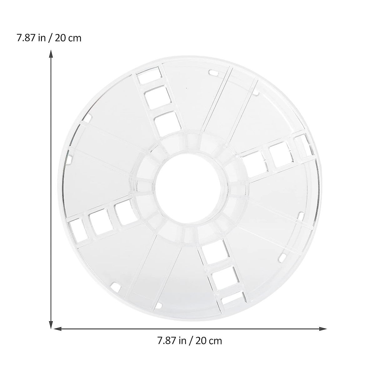 DOITOOL 3D Printer Filament Reusable Spool 3D Printer Accessories Hollow Bobbin 1kg Spool Filament Reel Parts, 7.87 x 7.87 x 2.56 inch