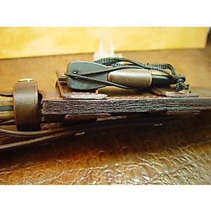 CUSTOM Made Ontario Rat 7 Knife Sheath Made 10 oz. Leather.and The SOG Seal Team Knife.