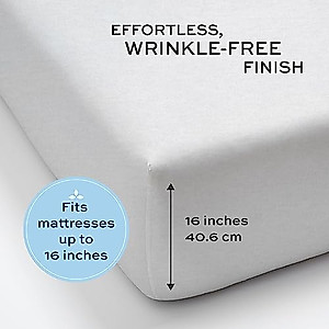 White Classic 3 Piece Hospital Bed Sheet Set, Soft Jersey Knitted T-Shirt Quality, 1 Flat, 1 Fitted, 1 Pillowcase