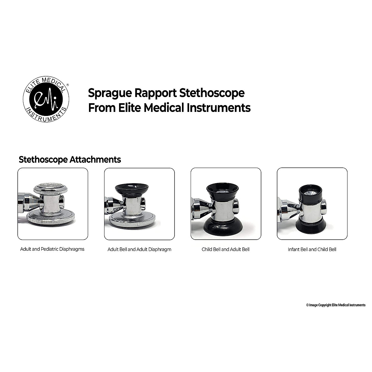 EMI EBL-430 Navy Sprague Rappaport Dual Head Stethoscope and Manual Aneroid Sphygmomanometer Blood Pressure with Large Adult Cuff (Cuff Size: 33 cm to 51 cm | 13 inch to 20 inch)