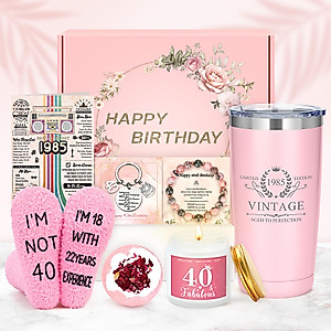 40th Birthday Gifts Women 40 Year Old Birthday Gifts for Women 40 Gifts for 40 Year Old Woman 40th Female Birthday Gift Ideas 40 Year Old Gifts for Women 40 and Fabulous Gifts for Women Sister