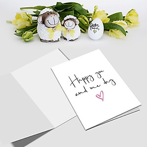 Nchigedy Sweet Anniversary Card for Boyfriend Girlfriend, Romantic Anniversary Card for Wife Husband, Funny Valentines Day Card for Him Her