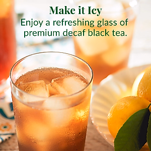 The Republic of Tea — Decaf British Breakfast Black Tea Tin, 50 Tea Bags, Environmentally- Friendly Decaffeinated Tea