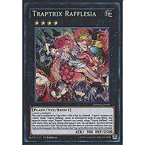 Yugioh BOSH-EN099 Traptrix Rafflesia Secret Rare Card .HN#GG_634T6344 G134548TY54112