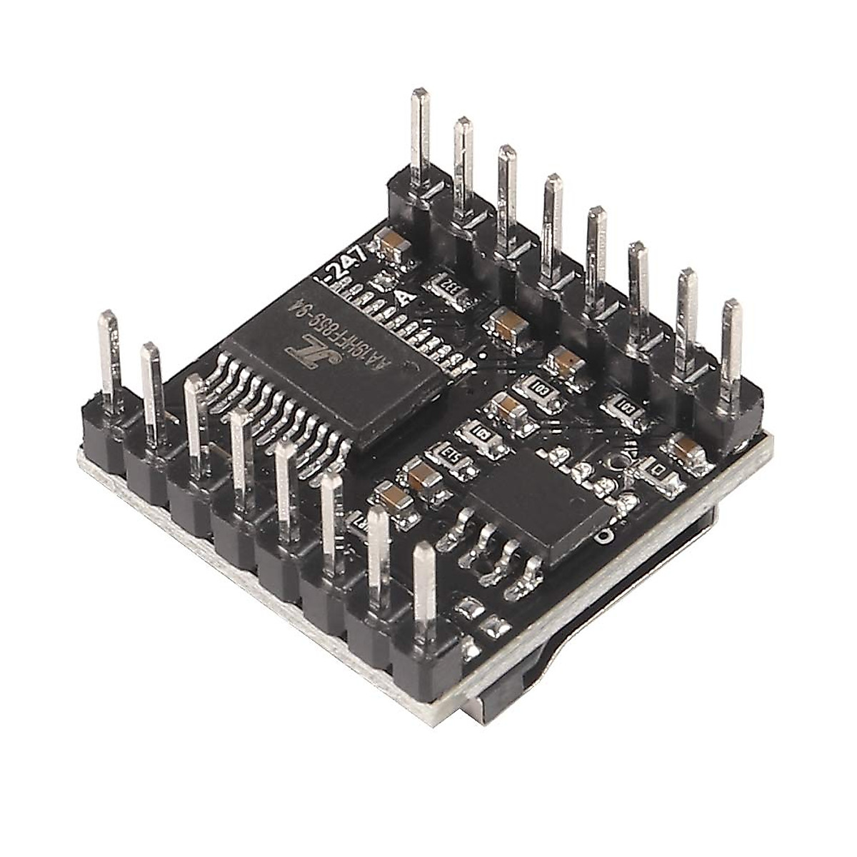 AITRIP 6PCS Mini MP3 Player Audio Module MP3 Voice Decode Board DFPlayer with TF Card Slot, it can be Controlled Through Serial Port or I/O Port for Arduino,Raspberry Pi, AVR, MSP430, and Other MCUs