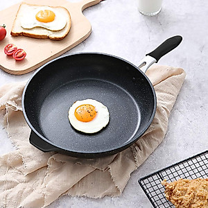 Emoly Silicone Hot Handle Holder, 3 Pack Pot Holders Cover Rubber Hot Resistant Non Slip Pot Holder Sleeves for Cast Iron Skillets Metal Frying Pans Aluminum Cookware Handles (Black)