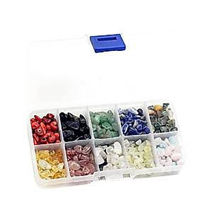barenx 150g/Box Gemstone Beads Jewelry Making Chip Beads DIY Bracelets Crafts