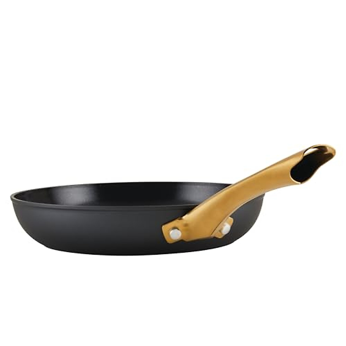 Farberware Forged Induction Ceramic Nonstick Pots and Pans Set with Lids and Kitchen Cooking Tools - Dishwasher Safe, Suitable for All Stovetops, 12 Piece Cookware Set - Black and Gold